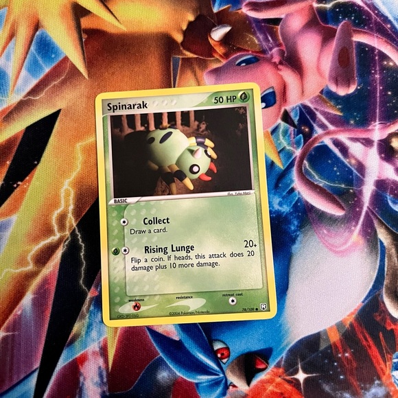 Pokemon | Other | Pokmon Spinarak Card Non Holo Ex Team Rocket Returns ...